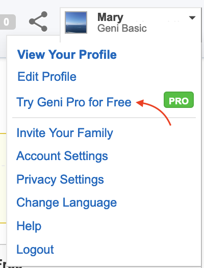 How To: Try Geni Pro for Free – Geni Help Center